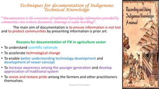 Indigenous Knowledge Systems for Agriculture | PDF