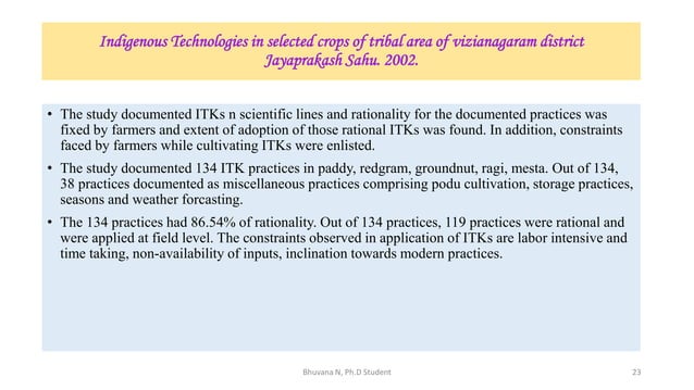 Indigenous Knowledge Systems for Agriculture | PDF | Agriculture | Industries