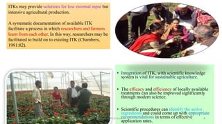 Indigenous Knowledge Systems for Agriculture | PDF