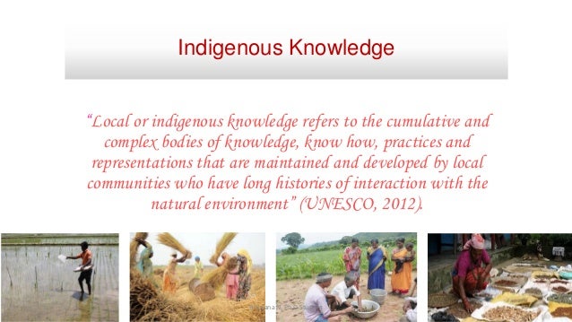 Indigenous Knowledge Systems for Agriculture
