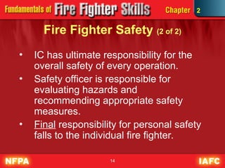 FIRE FIGHTING SKILLS AND PERFROMENACE LECTURES | PPT