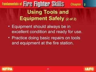 FIRE FIGHTING SKILLS AND PERFROMENACE LECTURES | PPT