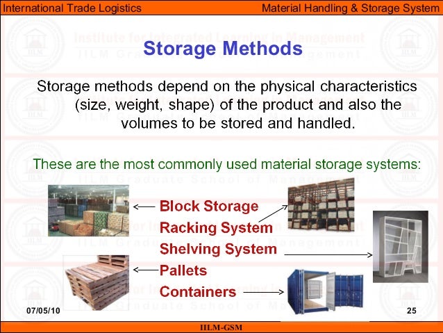 Itl lecture-11 (material handling & storage system) Itl lecture-11 (material handling & storage system)