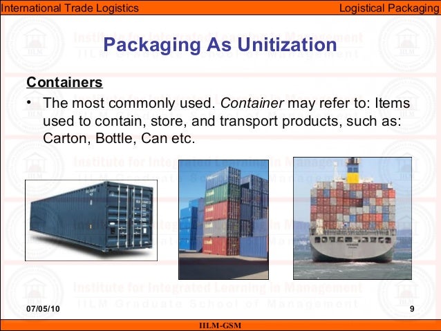 Itl lecture-20 & 21 (logistical packaging)
