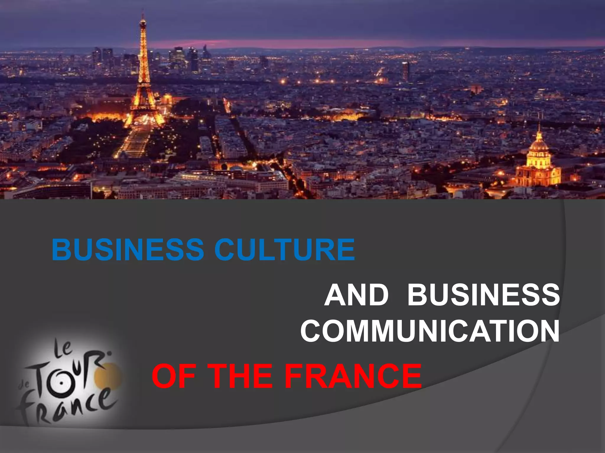 Itlay & France Business Culture | PPTX