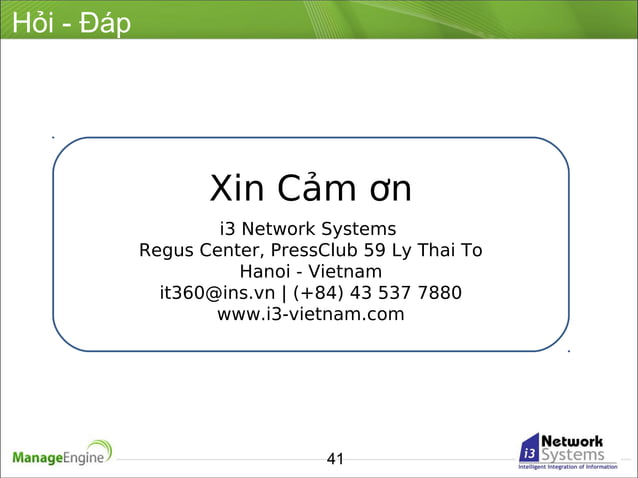 IT Leader Club Hanoi - ITIL - FCAPS nhin tu quan diem ITIL - Luu Van ...