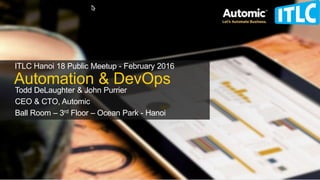 ITLCHN 18 - Automation & DevOps - Automic | PPT