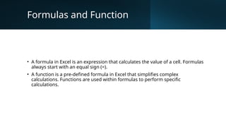 Information Technology CSEC: Spreadsheet | PPT