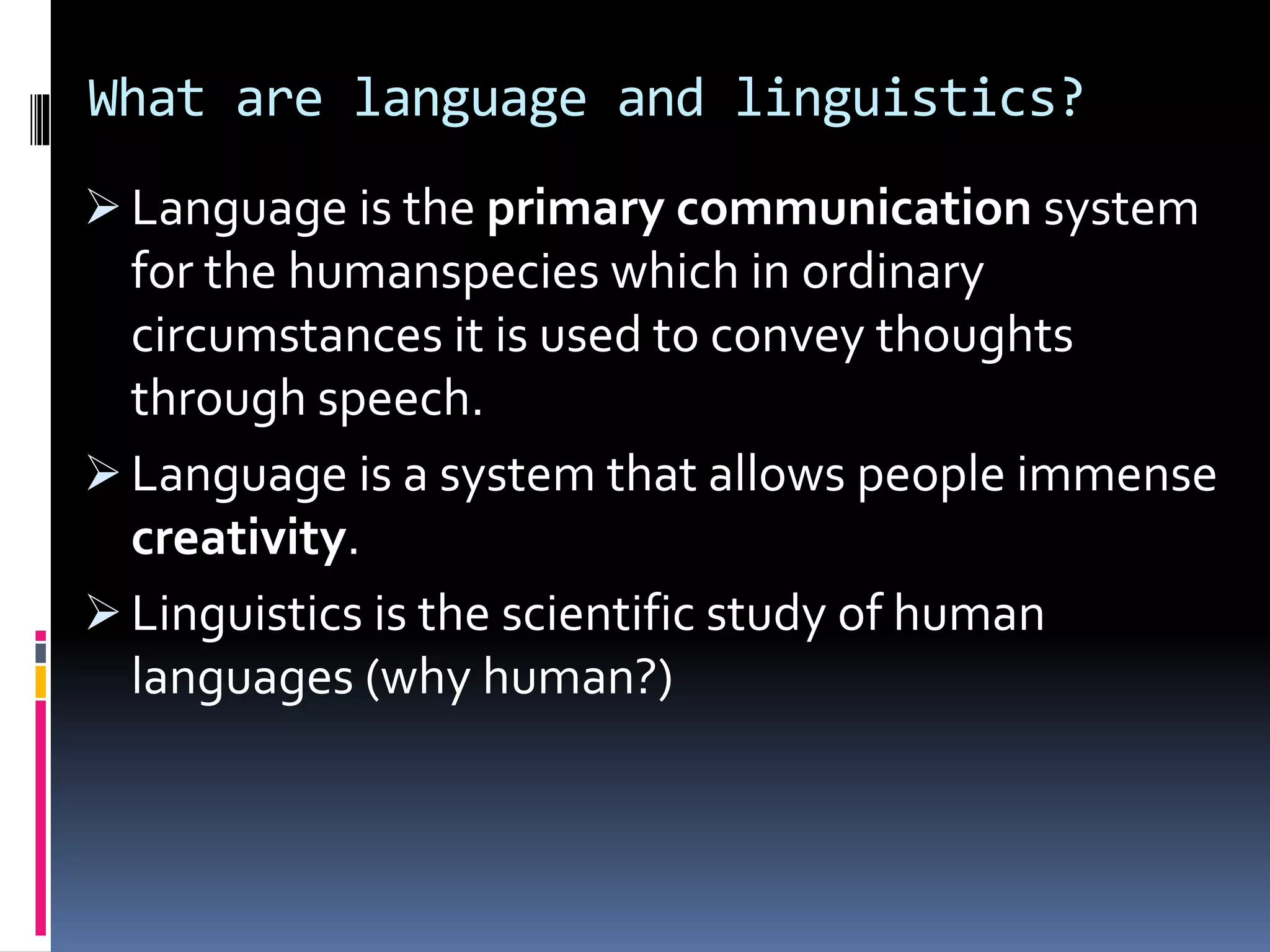 Introduction to Linguistic_ General Review | PPTX