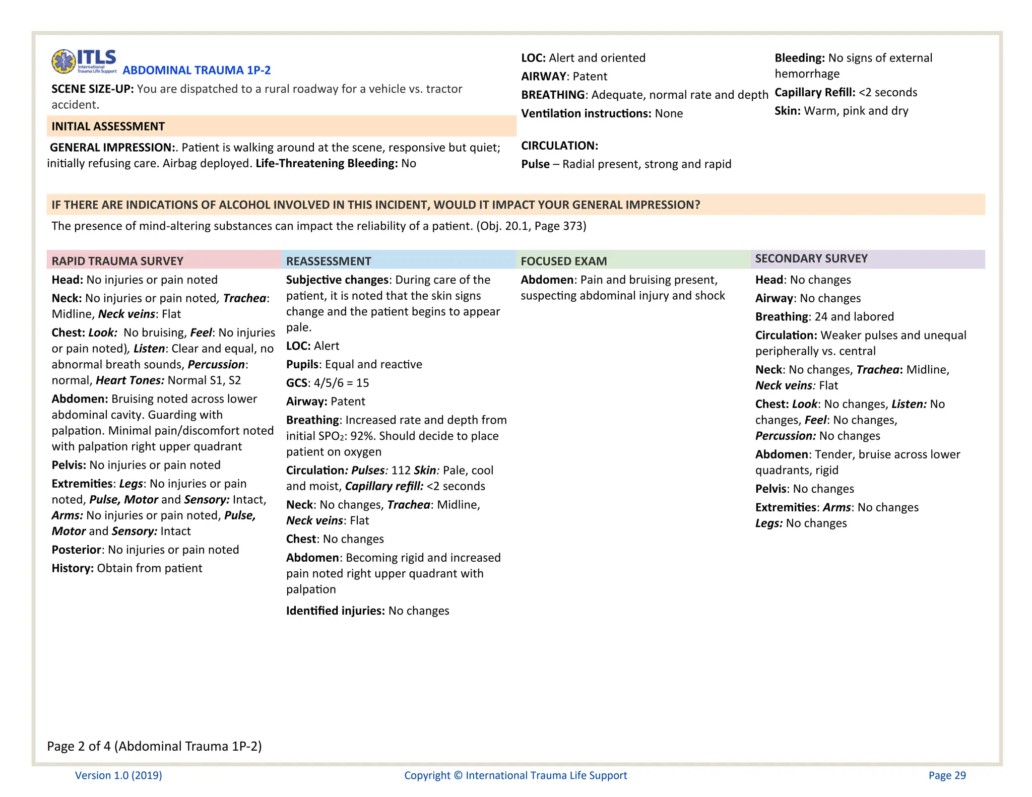 ITLS-Case-Based-Learning-Scenarios-Version-1.0-2019.pdf | Injuries ...