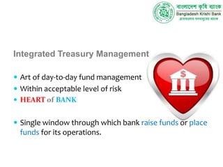 Integrated Treasury Management in Bangladesh Krishi Bank | PPT
