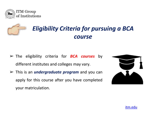 BCA: Features, Eligibility and Career Highlights | PPTX | Undergraduate Education | College ...