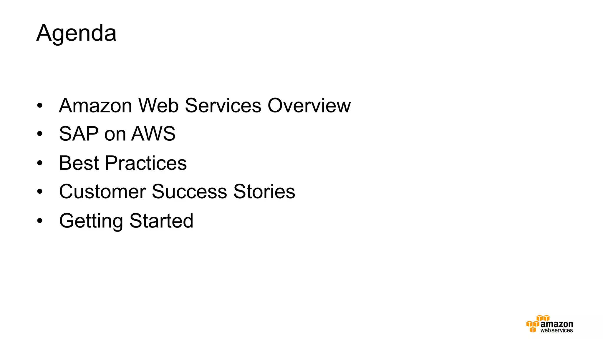 Best Practices For Running Sap System Workloads On The Aws Cloud Ppt