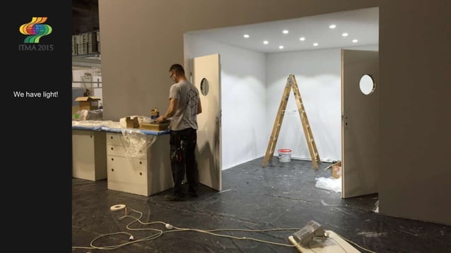 ITMA 2015 Milan - James Heal Stand Build | PPTX