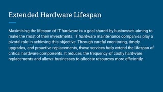 IT Maintenance - Achievement Solutions - How IT Hardware Maintenance ...