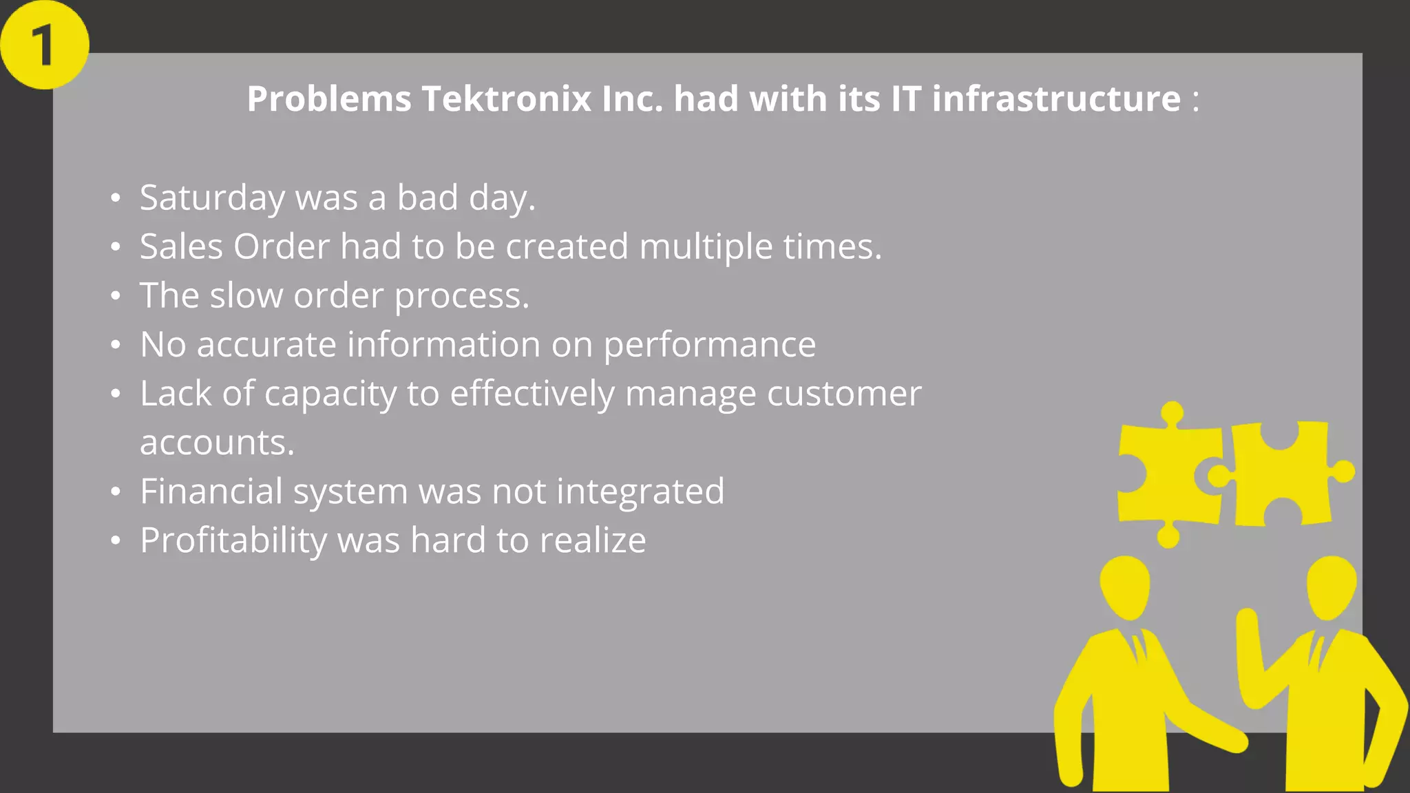 Tektronics casestudy- ERP Implementation | PPTX