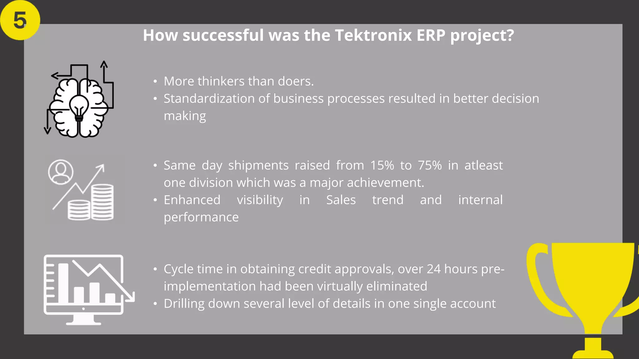 Tektronics casestudy- ERP Implementation | PPTX