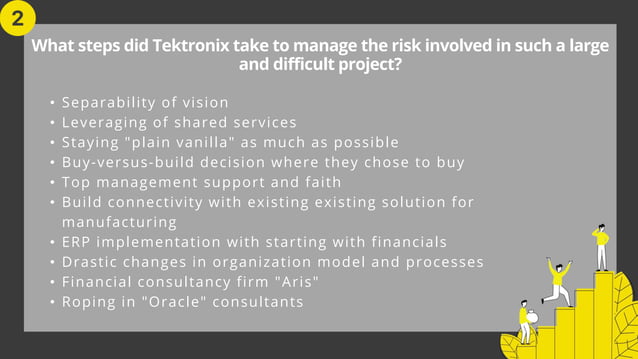 Tektronics casestudy- ERP Implementation | PPTX | Business Operations | Business
