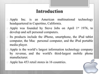 Innovation at Apple | PPTX