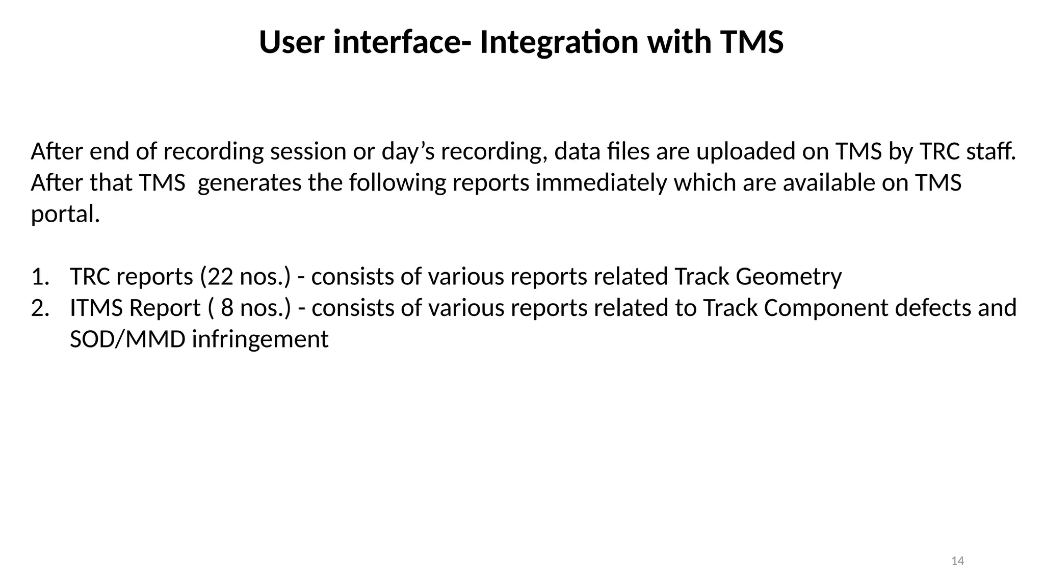 Integrated Track Monitoring System Indian Railways | PPTX