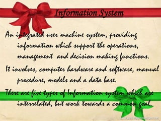 interrelationship between information systems | PPTX