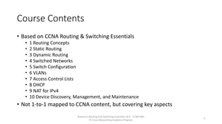 ITN3052_01_Routing_Concepts and advanced networking | PDF
