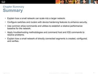 CCNA (R & S) Module 01 - Introduction to Networks - Chapter 11 | PPT
