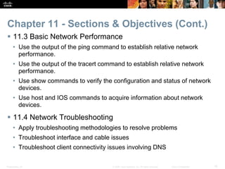 CCNA (R & S) Module 01 - Introduction to Networks - Chapter 11 | PPT