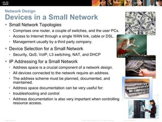 CCNA (R & S) Module 01 - Introduction to Networks - Chapter 11 | PPT | Free Download