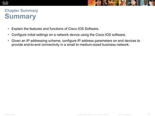 CCNA (R & S) Module 01 - Introduction to Networks - Chapter 2 | PPTX