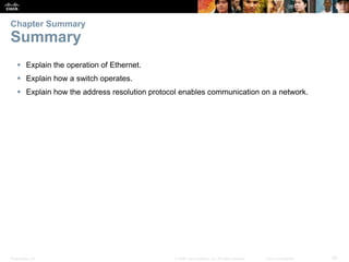 CCNA (R & S) Module 01 - Introduction to Networks - Chapter 5 | PPT