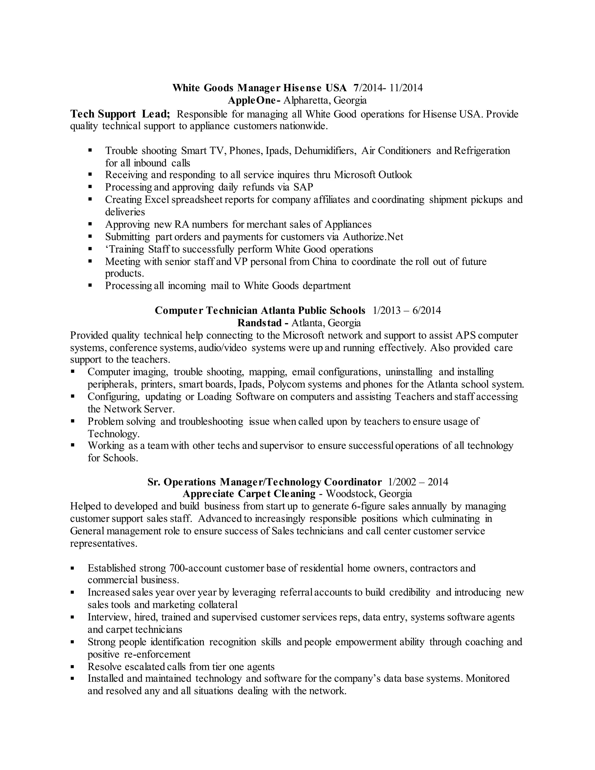 IT new resume | DOCX | IT and Internet Support | Internet