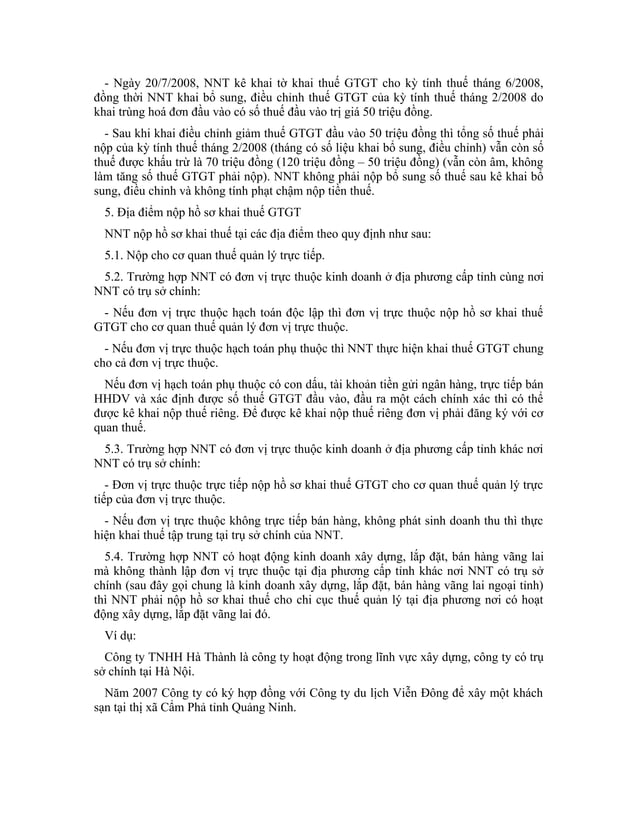 đốI tượng kê khai thuế gtgt theo tháng hay theo quý | DOC