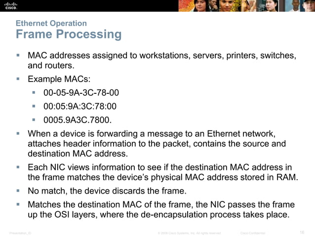 Ccna 1 Routing And Switching V50 Chapter 5 Pptx Computer Networking Computing