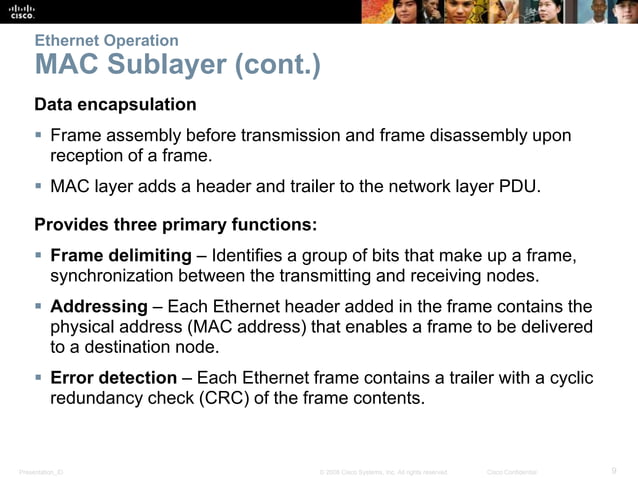 Ccna 1 Routing And Switching V50 Chapter 5 Pptx Computer Networking Computing