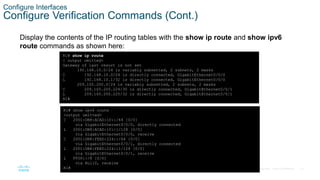 Detailed explanation of Basic router configuration | PPTX | Computer Networking | Computing