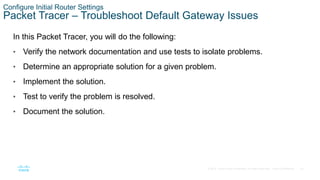 Detailed explanation of Basic router configuration | PPTX | Computer ...