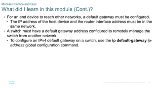 Detailed explanation of Basic router configuration | PPTX