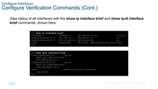 Chapter: Basic Router Configuration Cisco | PPTX