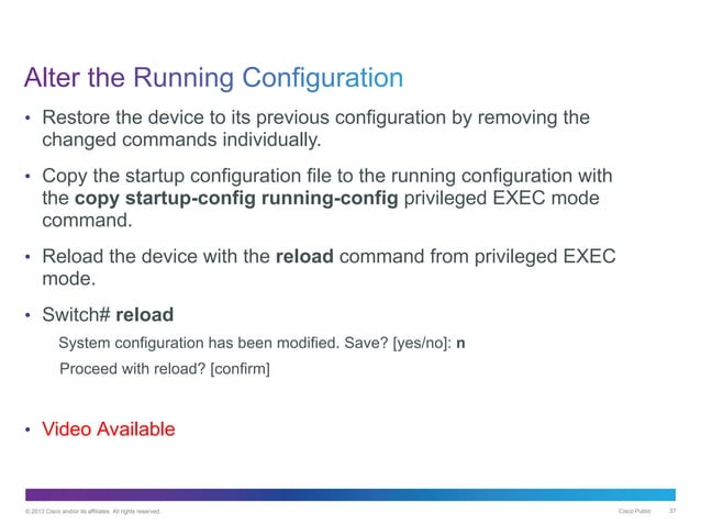 Chapter 2 Configure a Network Operating System | PPT