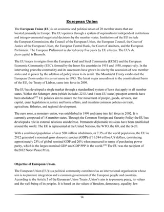 International Trade Organization | DOCX