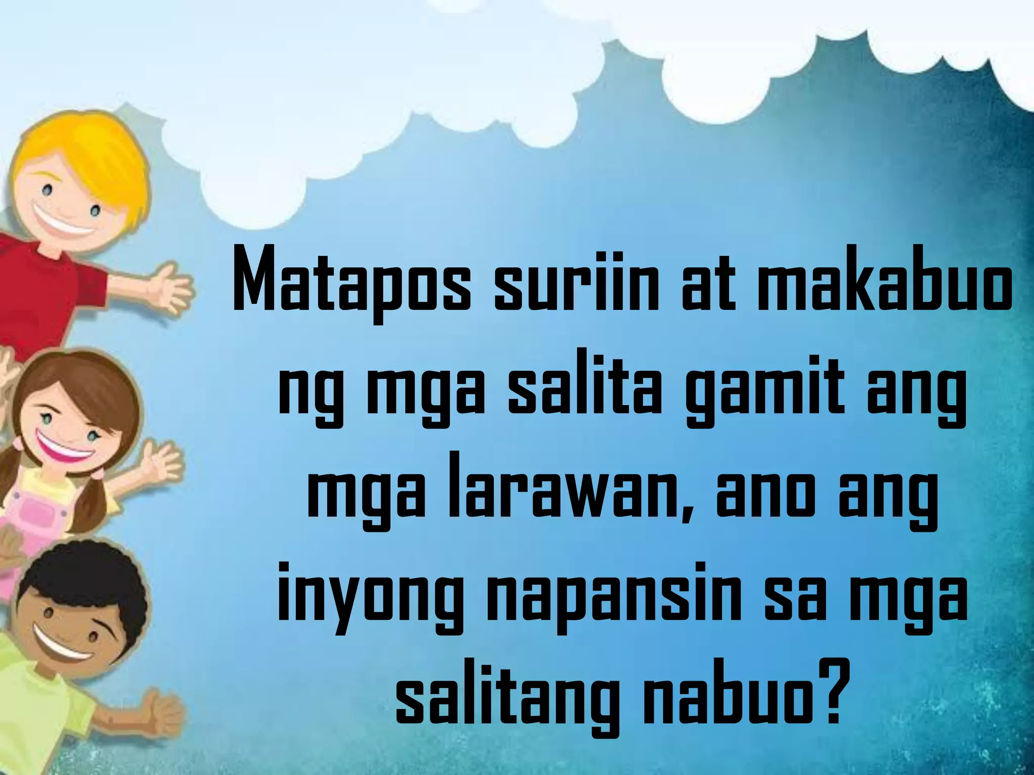 Pagsasaad ng Saloobin at Damdamin | PDF