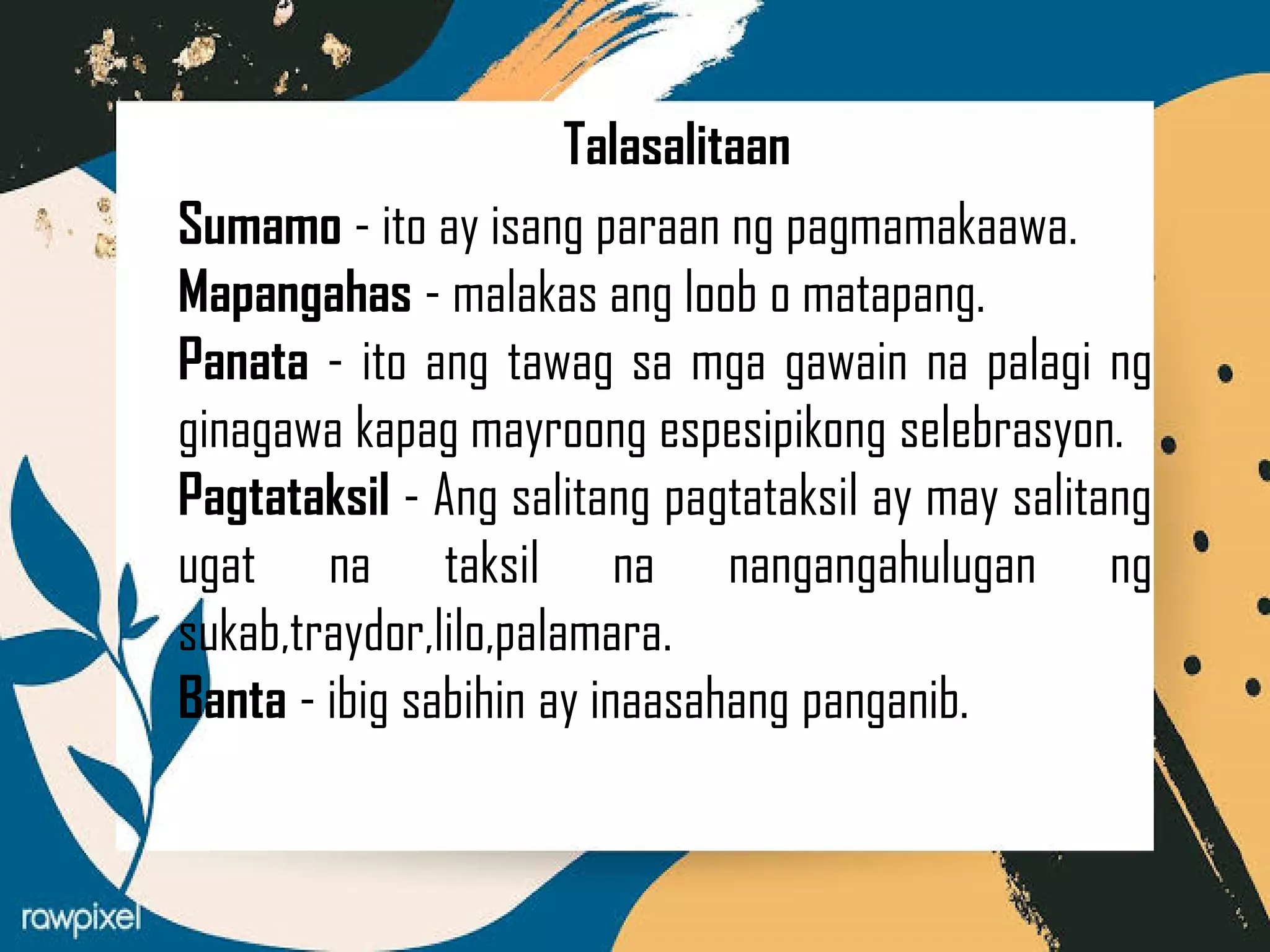 Pagsasaad ng Saloobin at Damdamin | PDF