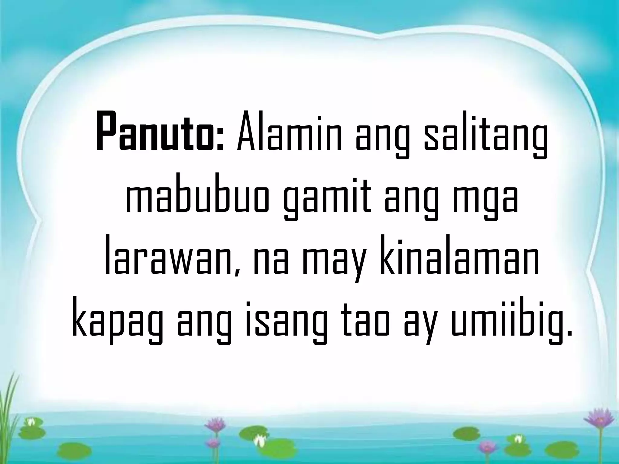 Pagsasaad ng Saloobin at Damdamin | PDF