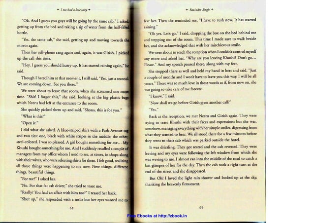 I too had a love story ravinder singh | PDF