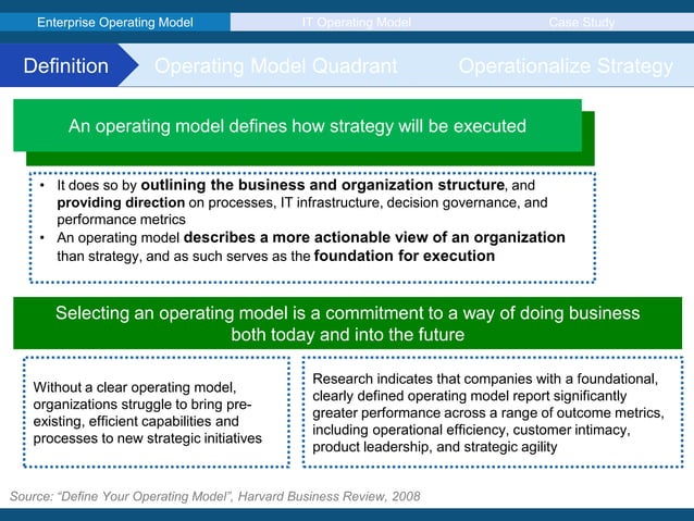 IT Operating Model - Fundamental | PDF | IT and Internet Support | Internet