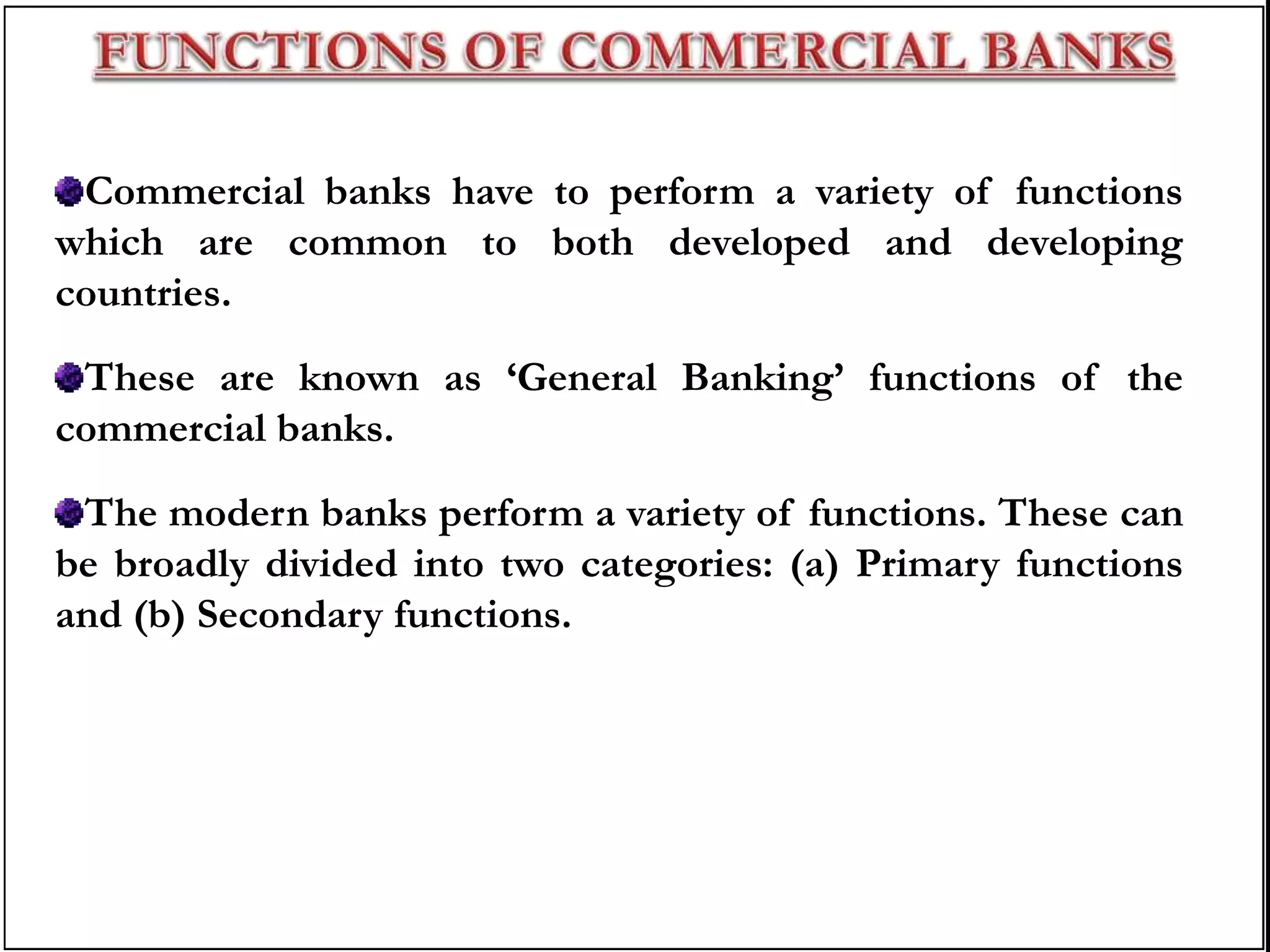 INTRODUCTION TO BANKING | PPTX