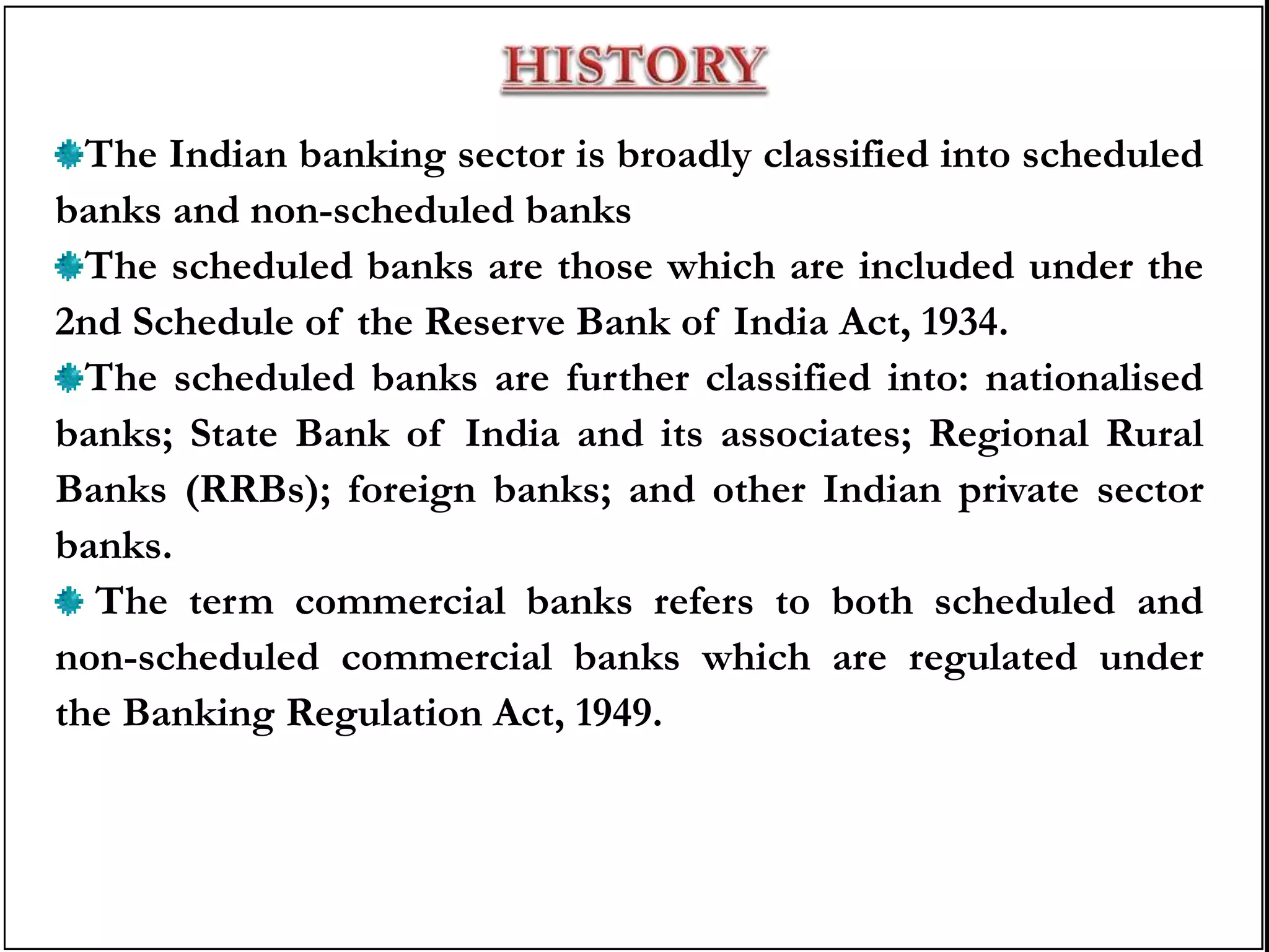 INTRODUCTION TO BANKING | PPTX