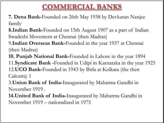 INTRODUCTION TO BANKING | PPTX