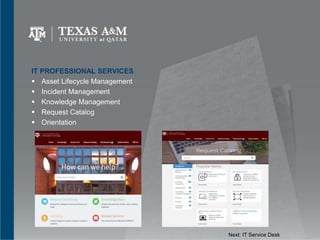 IT orientation presentation guide | PPTX